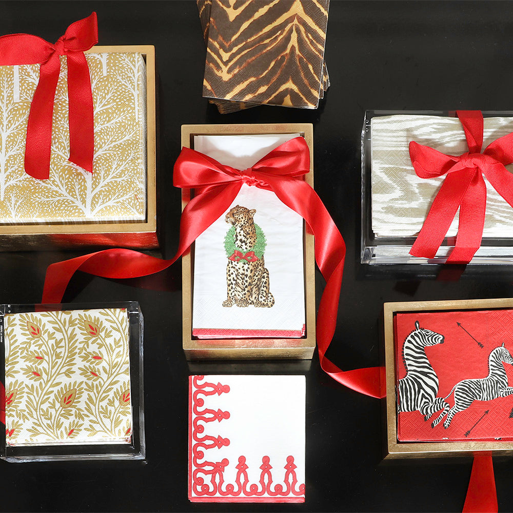 Christmas Cocktail Napkins | Festive Paper Napkins for Parties – Caspari