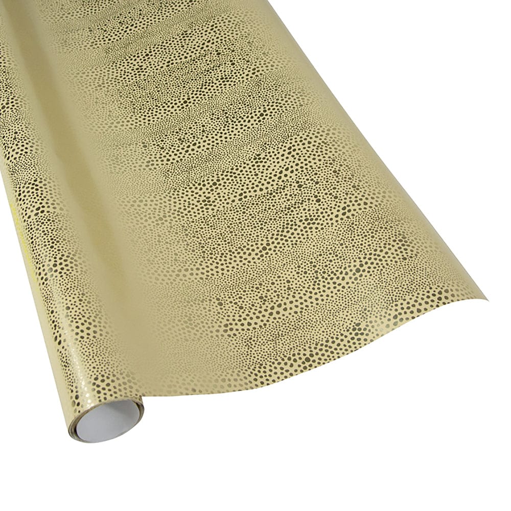 Pebble Gold Foil Gift Wrap | 30 x 6 Roll | Caspari