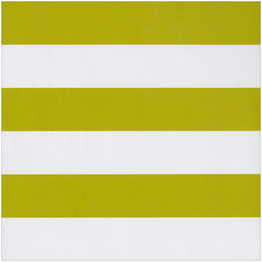 101480RC, Awning Stripe Chartreuse & White Roll Wrap - includes 1 Roll ...