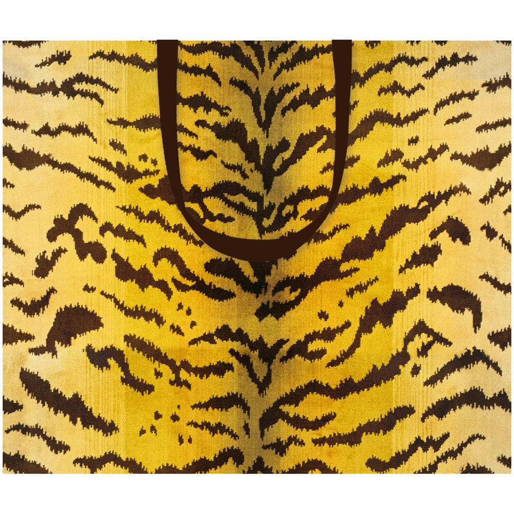 10161B3, Tigre Golden Large Gift Bag - 11.75"L x 4.75"W x 10"H ...