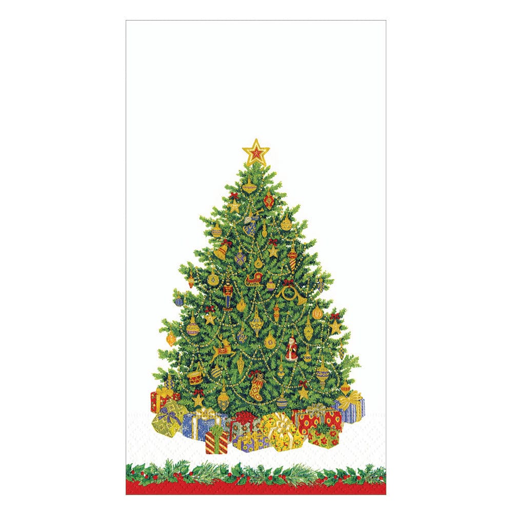 11391G, Christmas Tree Guest Towels - includes 15 Guest Towels ...