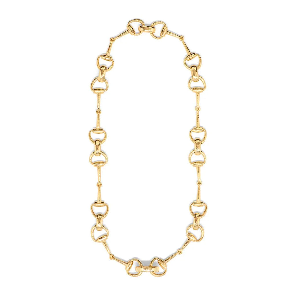 Equestrian Snaffle Bit Necklace Gold | Capucine De Wulf – Caspari