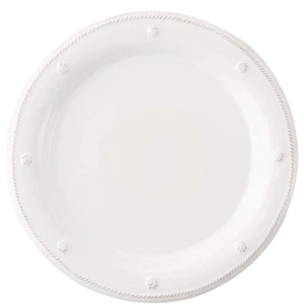 Berry Thread Dinner Plate | Elegant Whitewash Tableware – Caspari
