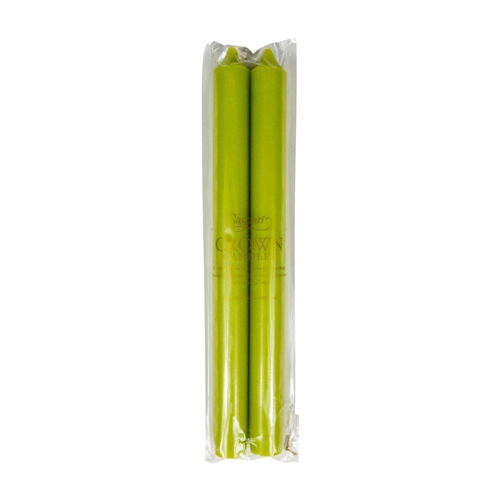 Chartreuse Duet Candles | 12 Candles in 6 Packs – Caspari