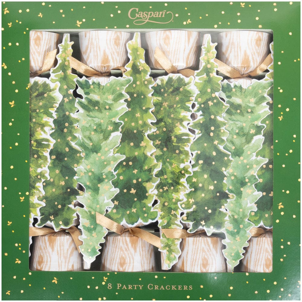 White Christmas 10" Luxury Cone Crackers - 8 per box – Caspari