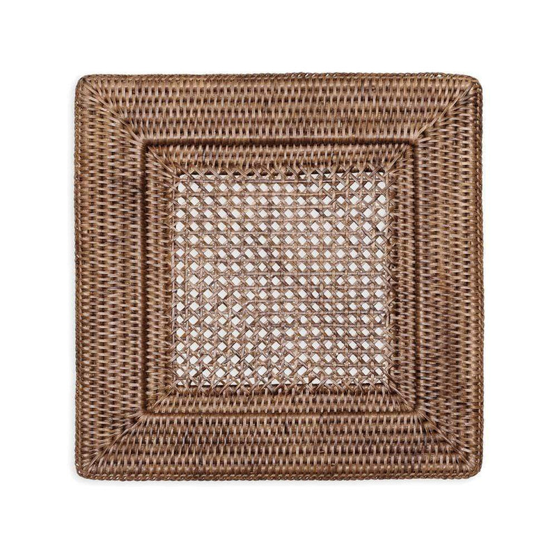 HDP02, Rattan Square Charger Plate Ttop Rattan Dinner Plate Square, Any ...
