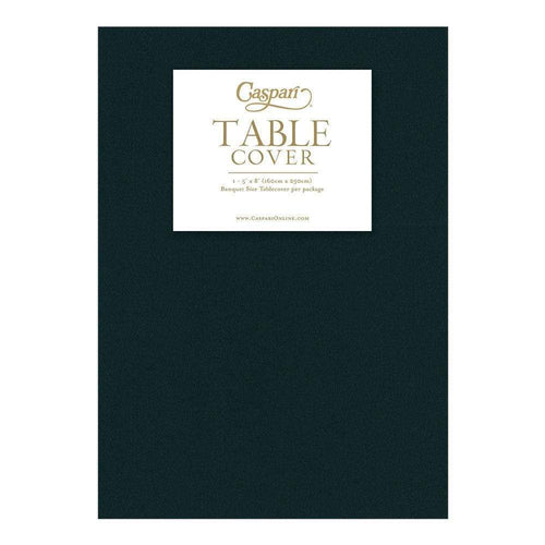 Paper Linen Solid Table Cover in Black - 1 Each – Caspari