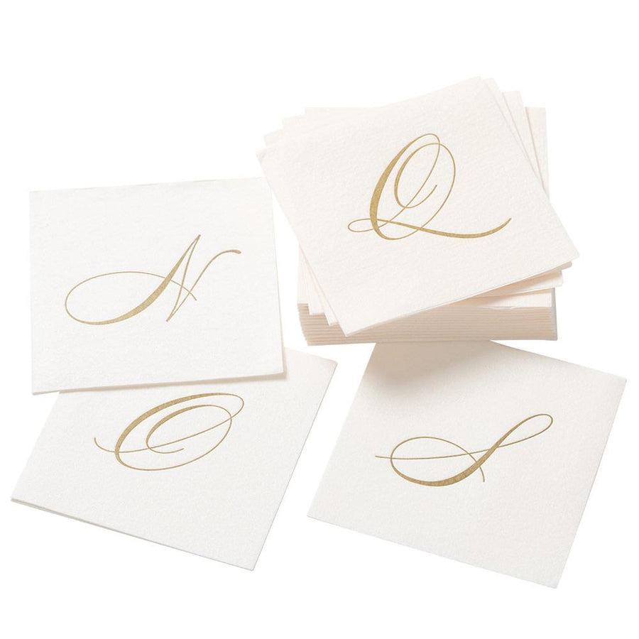 Personalized Initial Napkins | Elegant Table Decor Online – Caspari