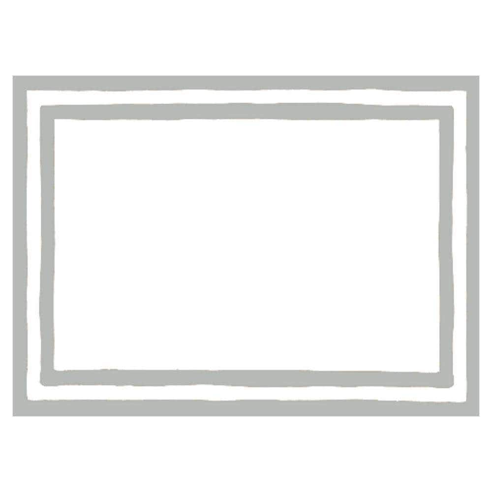 blank label with border