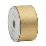 Metallic Gold & Gold Wired Ribbon - 8 Yard Spool – Caspari