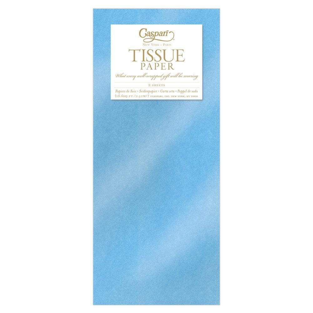 Solid Tissue Paper in Pacific Blue | 8 Sheets | Caspari